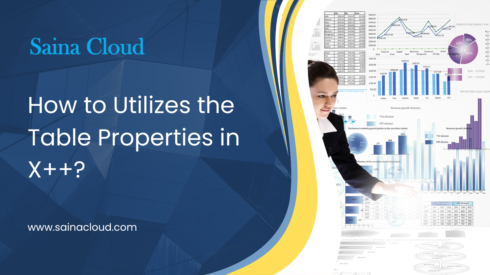 How to Utilize the Table Properties in X++? - Saina Cloud Software Solutions