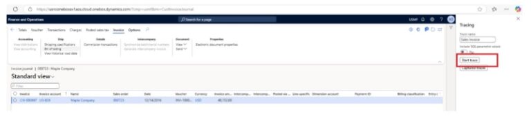 How to use Trace Parser in D365 FO - Saina Cloud Software Solutions