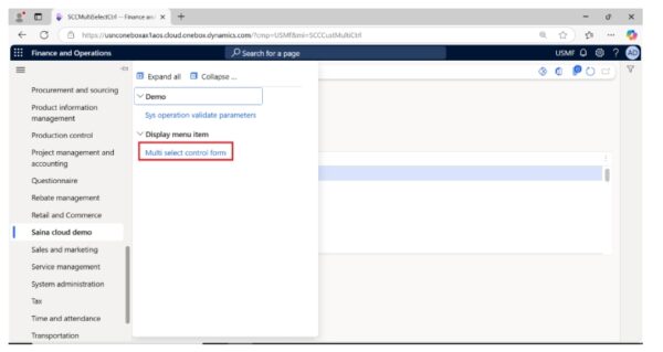 How to Create Multi Select Lookup in D365FO - Saina Cloud Software Solutions