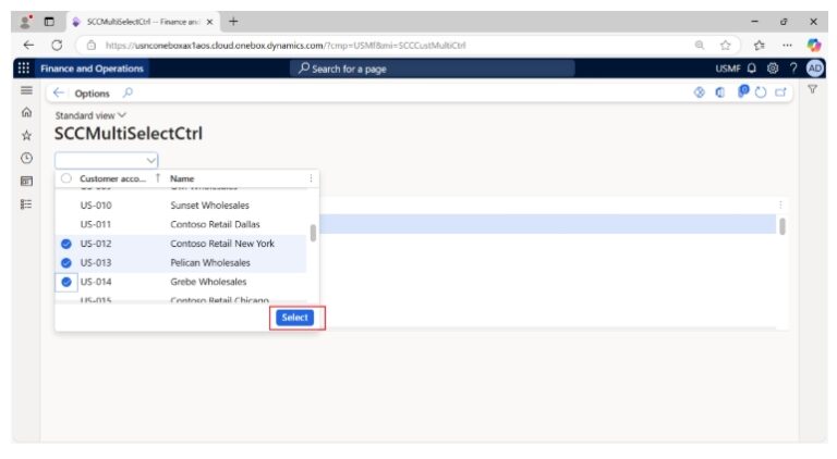 How to Create Multi Select Lookup in D365FO - Saina Cloud Software ...
