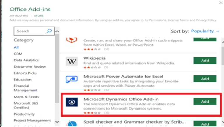 Configuring Dynamics 365 F&O Using Excel Add-in Feature - Saina Cloud ...
